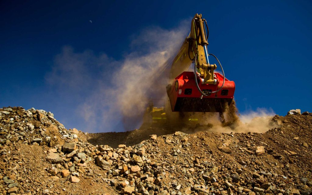 Mining equipments photography at a nickel mining plant 2018