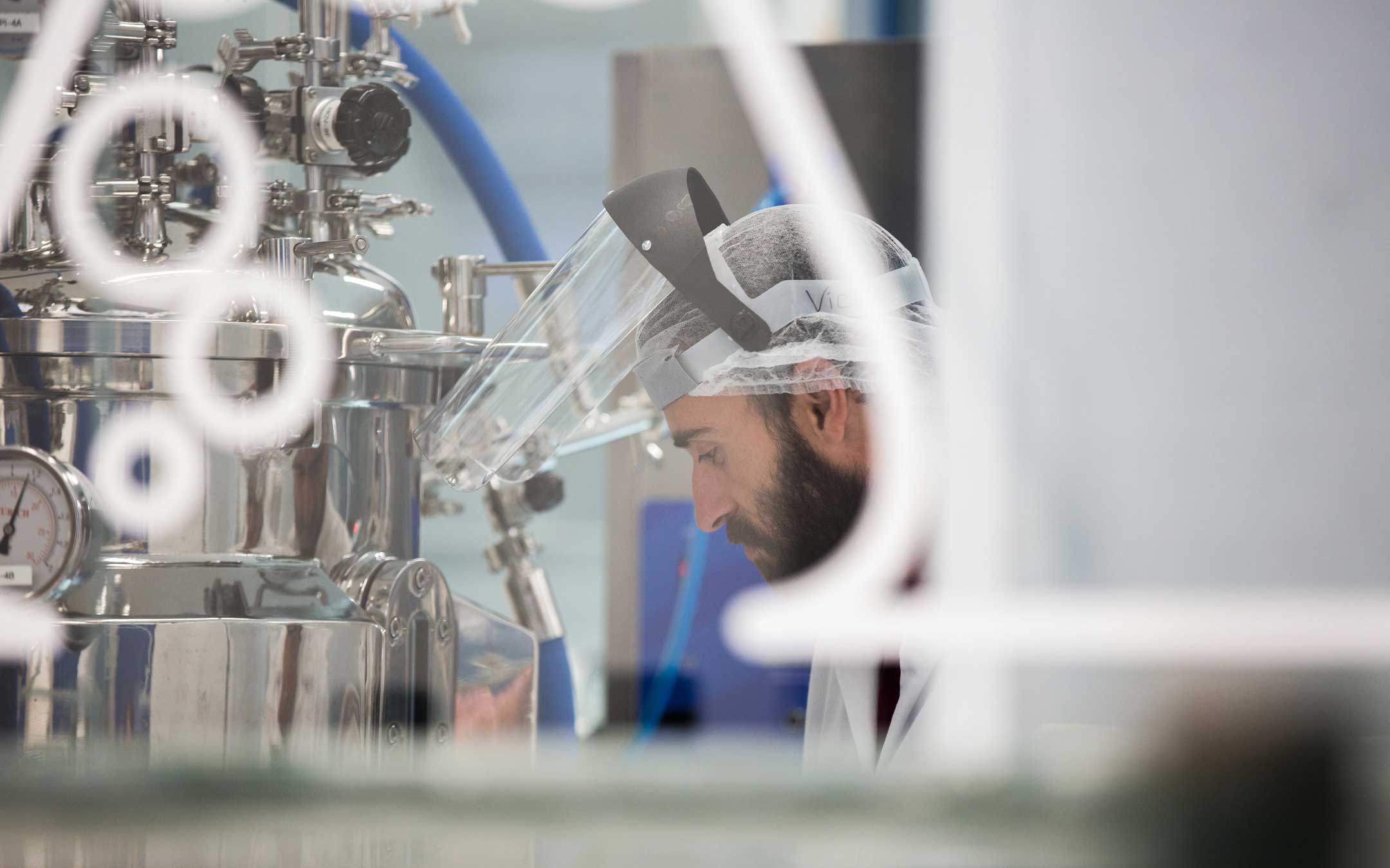 biotech industry facilities and production photography